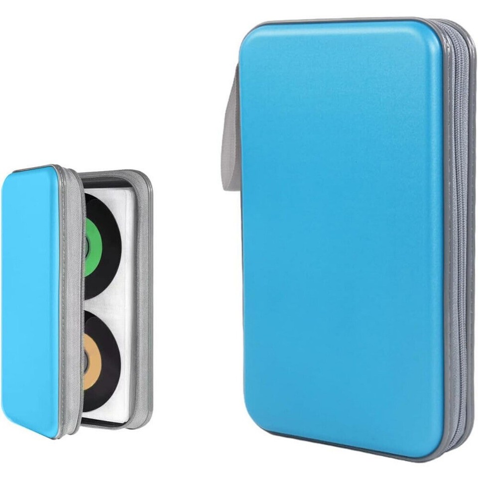Disc CD/DVD Case Holder Storage Wallet Portable Organizer Zippper Bag ...