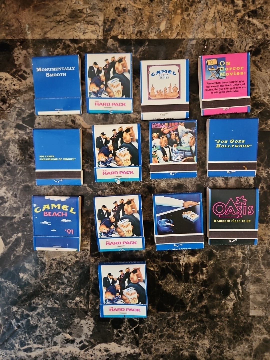 Lot Of 13 Vintage Unused FULL Camel Matchbooks Matches From 1990's JOE ...