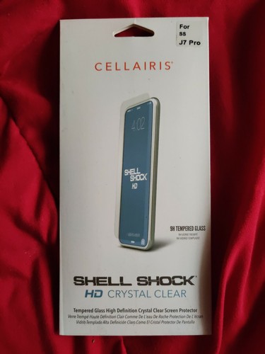 Cellairis Shell Shock Hd Tempered Glass screen Protector For Samsung J7 ...