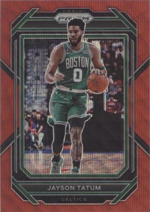 2022-23 Panini Prizm - Jayson Tatum #17 Ruby Wave Prizm for sale online ...