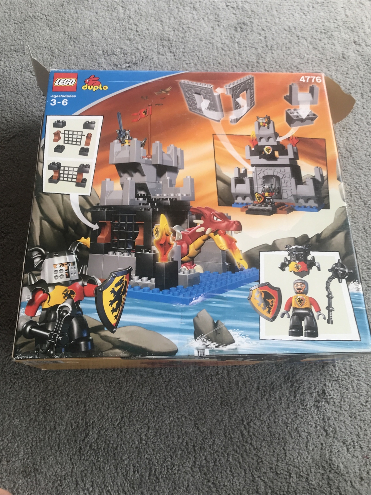 LEGO Duplo Dragon Tower 4776 2004 Used Retired Vtg Rare | eBay