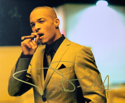 TI T. I. TIP HARRIS SIGNED AUTOGRAPH COA 8X10 PHOTO RAPPER TAKERS ATL 2 ...