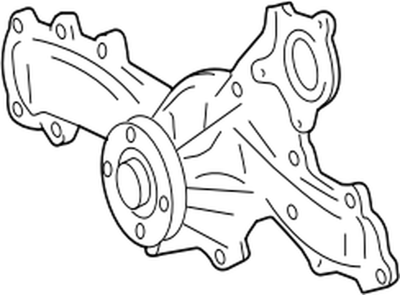 16100-39436 Toyota Pump assy, engine water 1610039436, New Genuine OEM ...