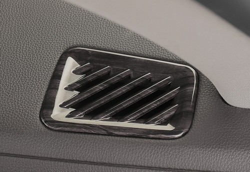 For Toyota Highlander 2021-2022 Wood Grain Instrument L&R Air Outlet ...