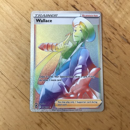 Wallace Pokemon Card Secret Rare Silver Tempest SWSH12 VG++ Cond | eBay