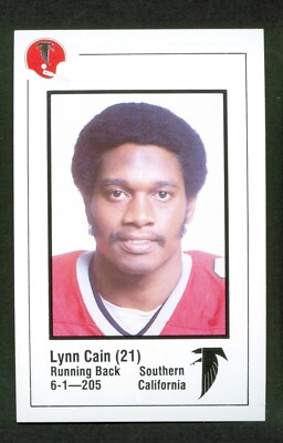 1980 Atlanta FALCONS Police #21 LYNN CAIN Trojans USC Theodore ...