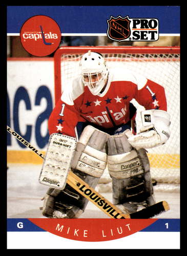 1990 Pro Set Mike Liut #316 Washington Capitals NHL Hockey | eBay