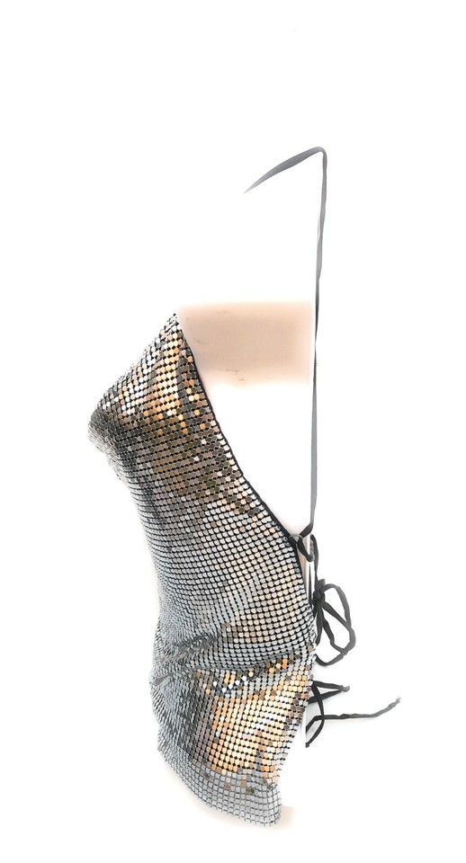 Small Size Metal Mesh Tops for Women Party Prom Night Club (USA Stock ...