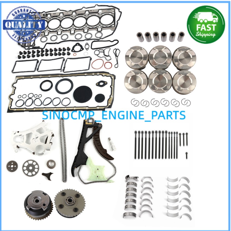 Engine Rebuild Kit For BMW X1 X3 X4 X5 X6 xDrive35i xDrive40i N55B30 3. ...