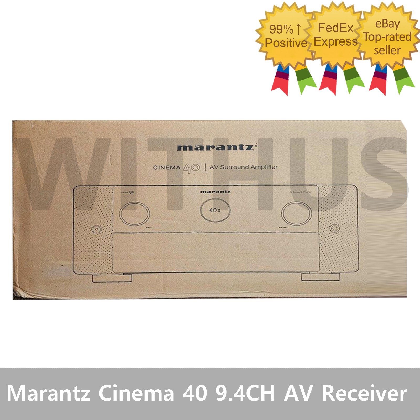 Marantz Cinema 40 9.4CH AV Receiver with 8K Ultra HD HEOS Built-in ...