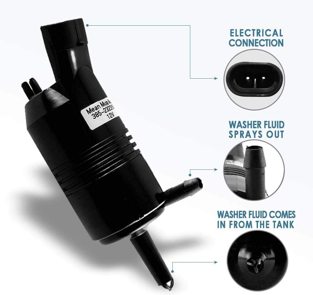 Windshield Washer Pump W/ Grommet for Buick GMC Isuzu - 22127652 ...