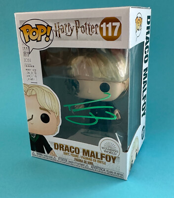 Tom Felton , HARRY POTTER Funko Pop 117 - signed, original Autogramm ...