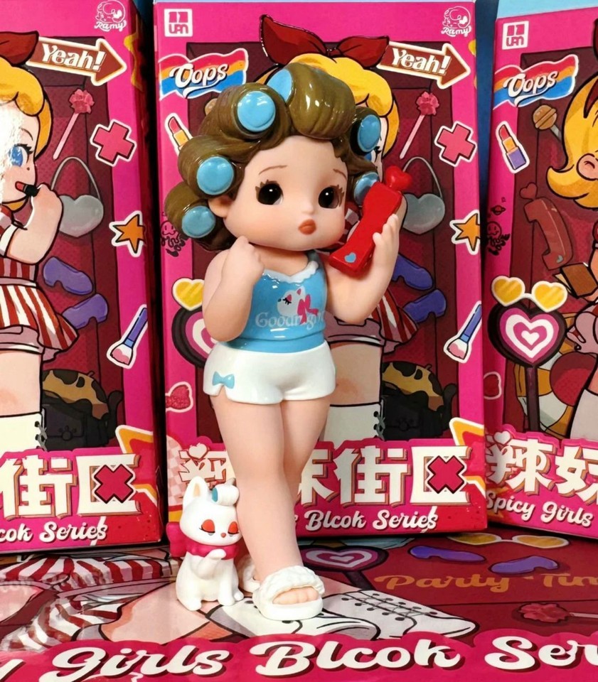 Spicy Girl Block Series Blind Box Confirmed Figures Toy Girlfriend Doll ...