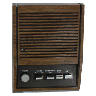 Vintage NuTone IS-405D 5" Indoor Intercom Speaker Walnut Finish | eBay