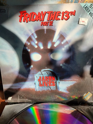 Friday The 13th Part VI 6 Jason Lives Laserdisc Horror Slasher ...