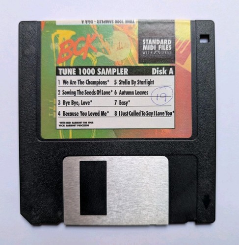 General Midi Song Files Floppy Disk - TUNE 1000 Sampler Disk A | eBay UK
