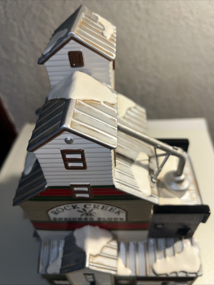 Dept 56 Snow Village The Farmer’s Co-op Granary 1998 With Box #54946 ...