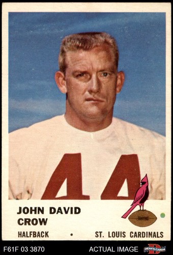 1961 Fleer #23 John David Crow Cardinals-FB Texas A&M 5 - EX | eBay