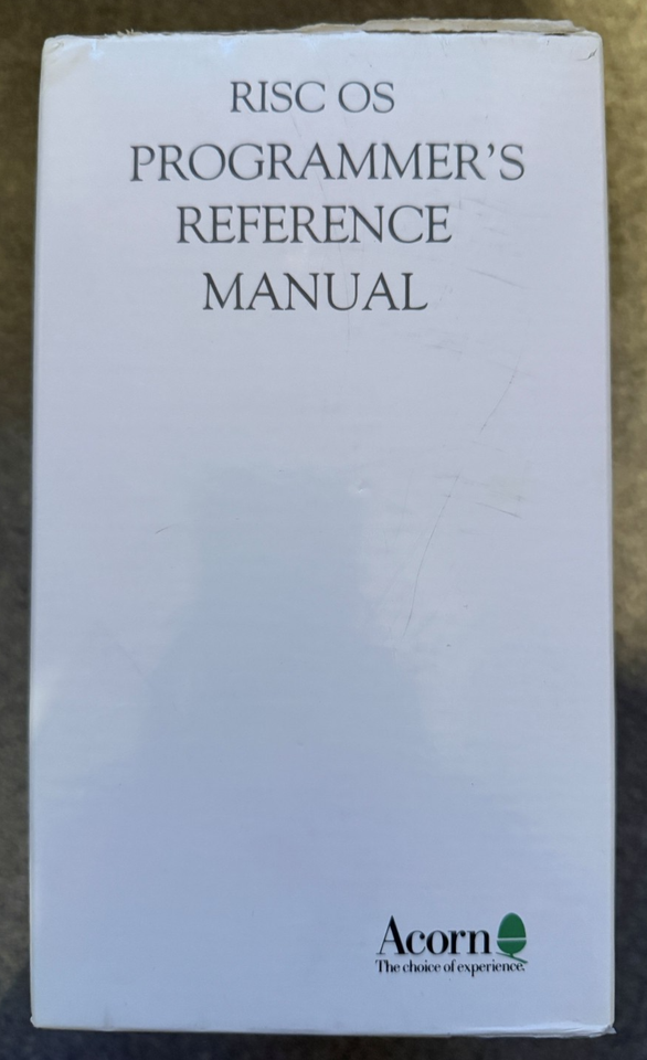 Acorn Archimedes RISC OS Programmers Reference Manuals ARM | eBay UK