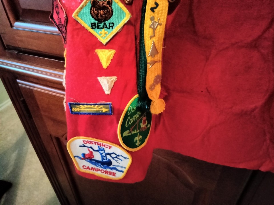 Boy Scout,Red vest with a lot of disirable patches,Longhorn Council ...