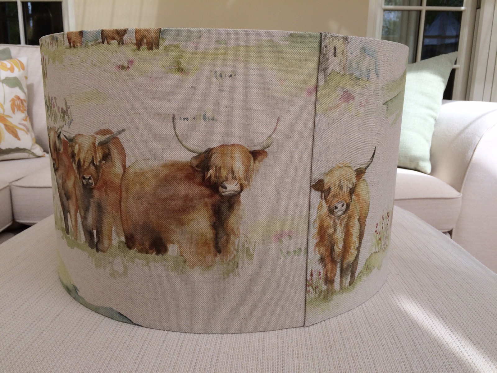 Highland Cow Lamp Shade Voyage Cattle Cows Calves Country Farm ...