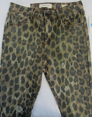 PacSun Women's Mid-Rise Skinniest Jeans Leopard Print Stretch New Size ...