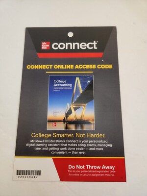 College Accounting (a Contemporary Approach) 5e - Connect Online Access ...