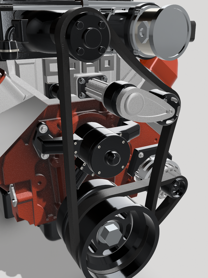 Magnuson Supercharged BBC ZZ632 Engine - 1/24 - 3D Printed - MCS | eBay