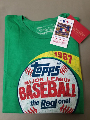 New Mitchell & Ness Womens Topps Baseball Trading Cards 1987 Collab T ...