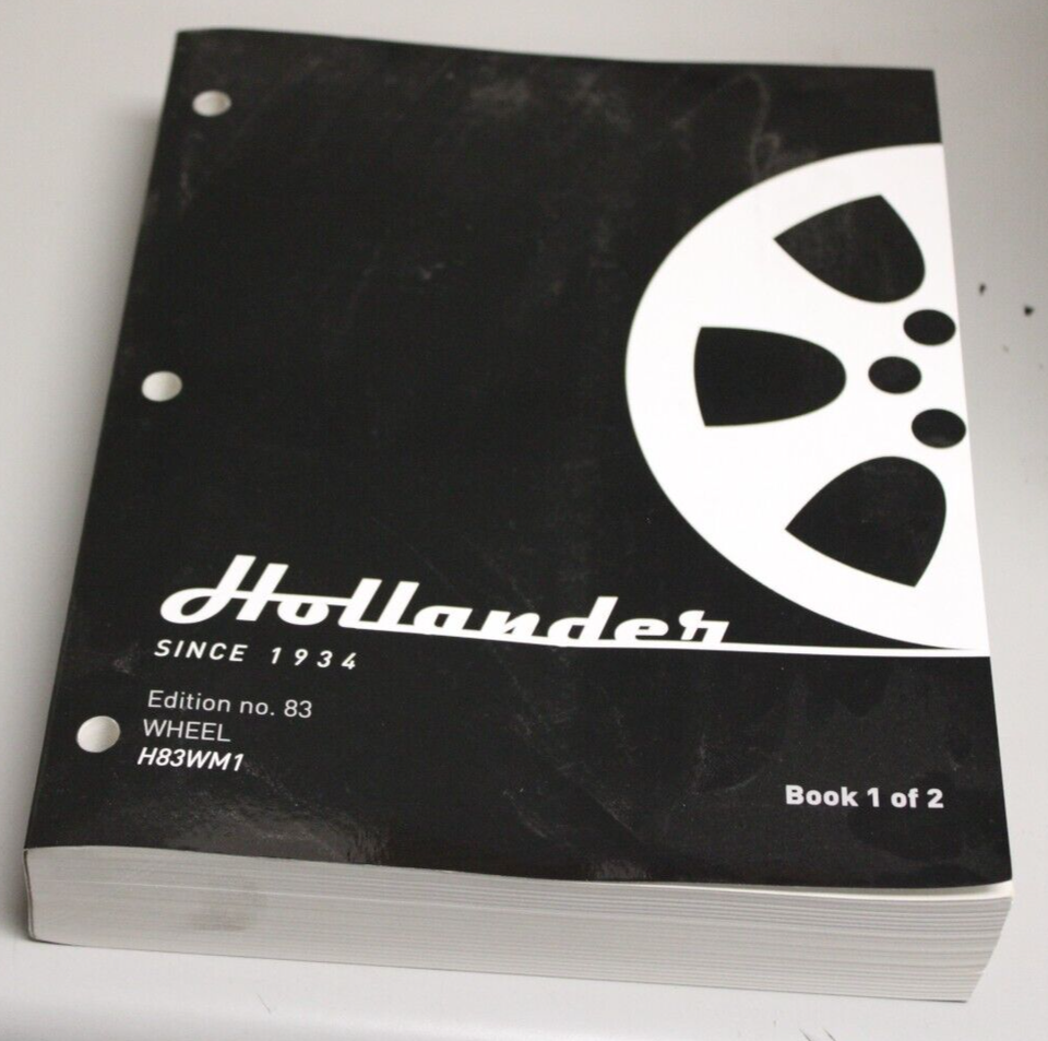 Hollander Book Edition No. #83 Wheel H83WM1 ( 1 of 2 ) | eBay