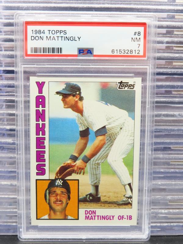 1984 Topps Don Mattingly Rookie Card RC #8 PSA 7 New York Yankees NM | eBay