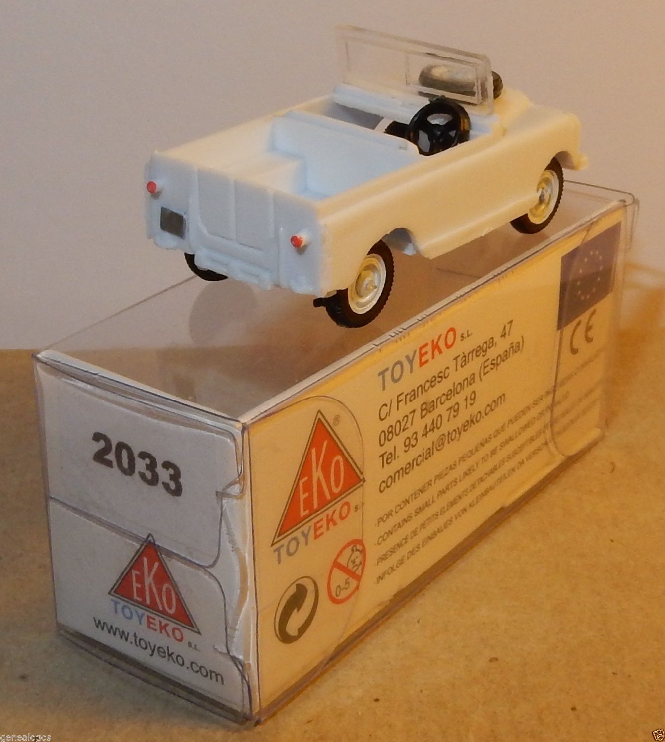 MICRO TOY EKO TOYEKO HO 1/86 1/87 MADE IN SPAIN LAND ROVER COURT REF ...