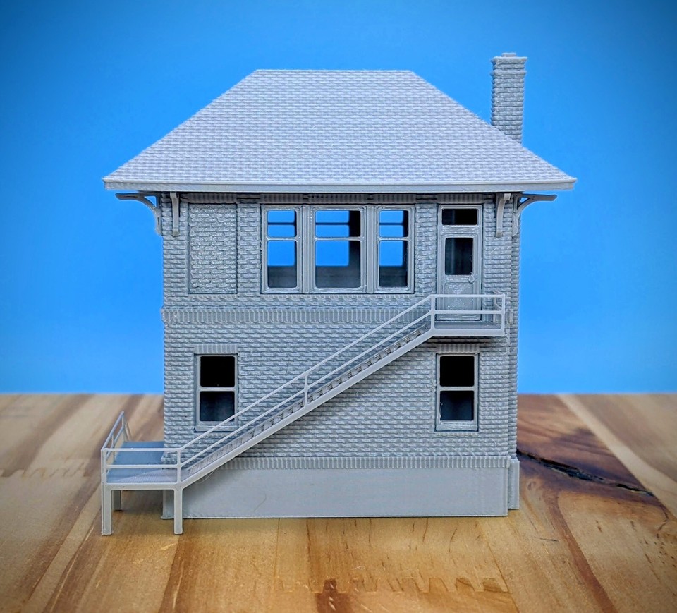 Z Scale - Weirton Junction Signal House WV - 1:220 Scale Building | eBay