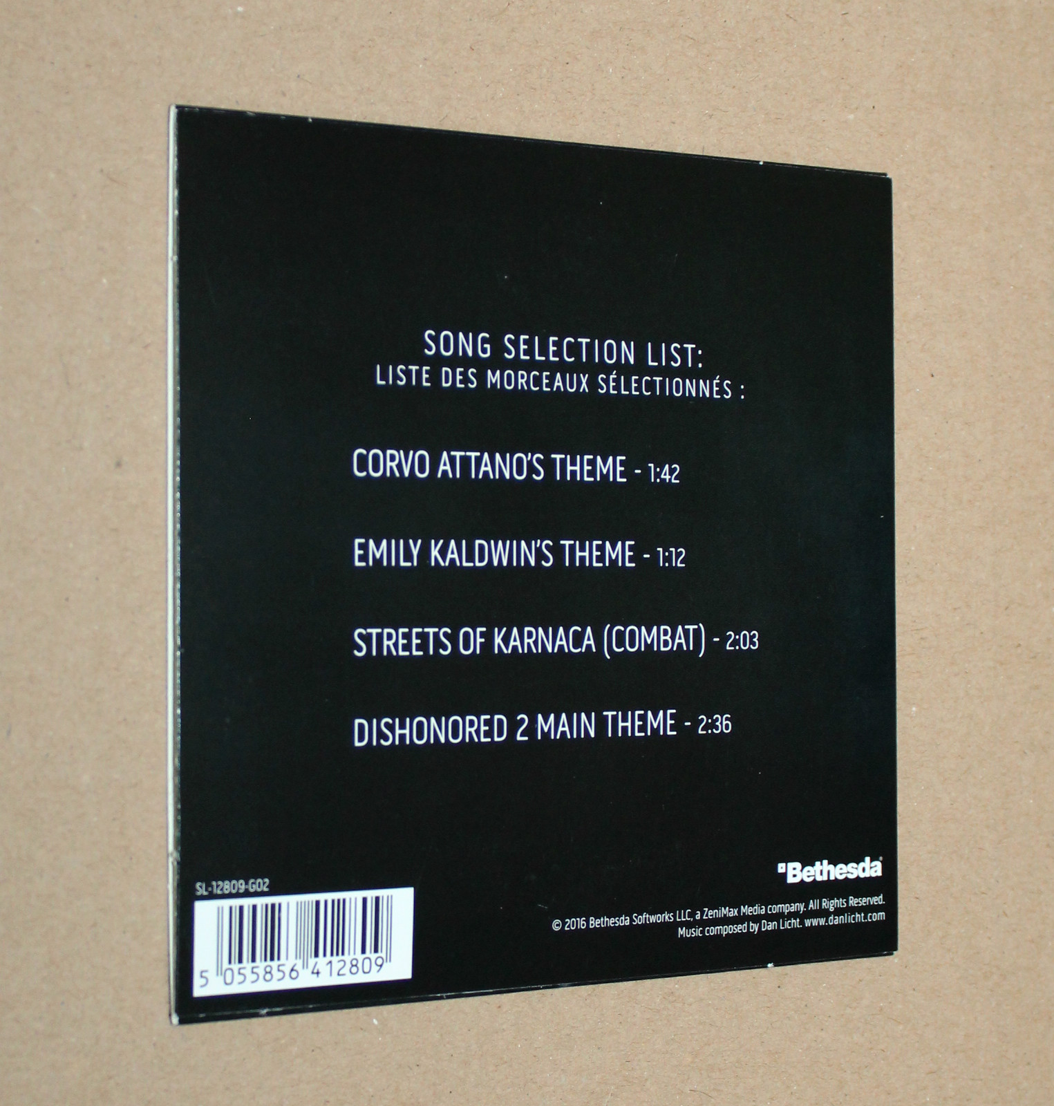 Dishonored 2 Promo Soundtrack Featured Music Selections | eBay