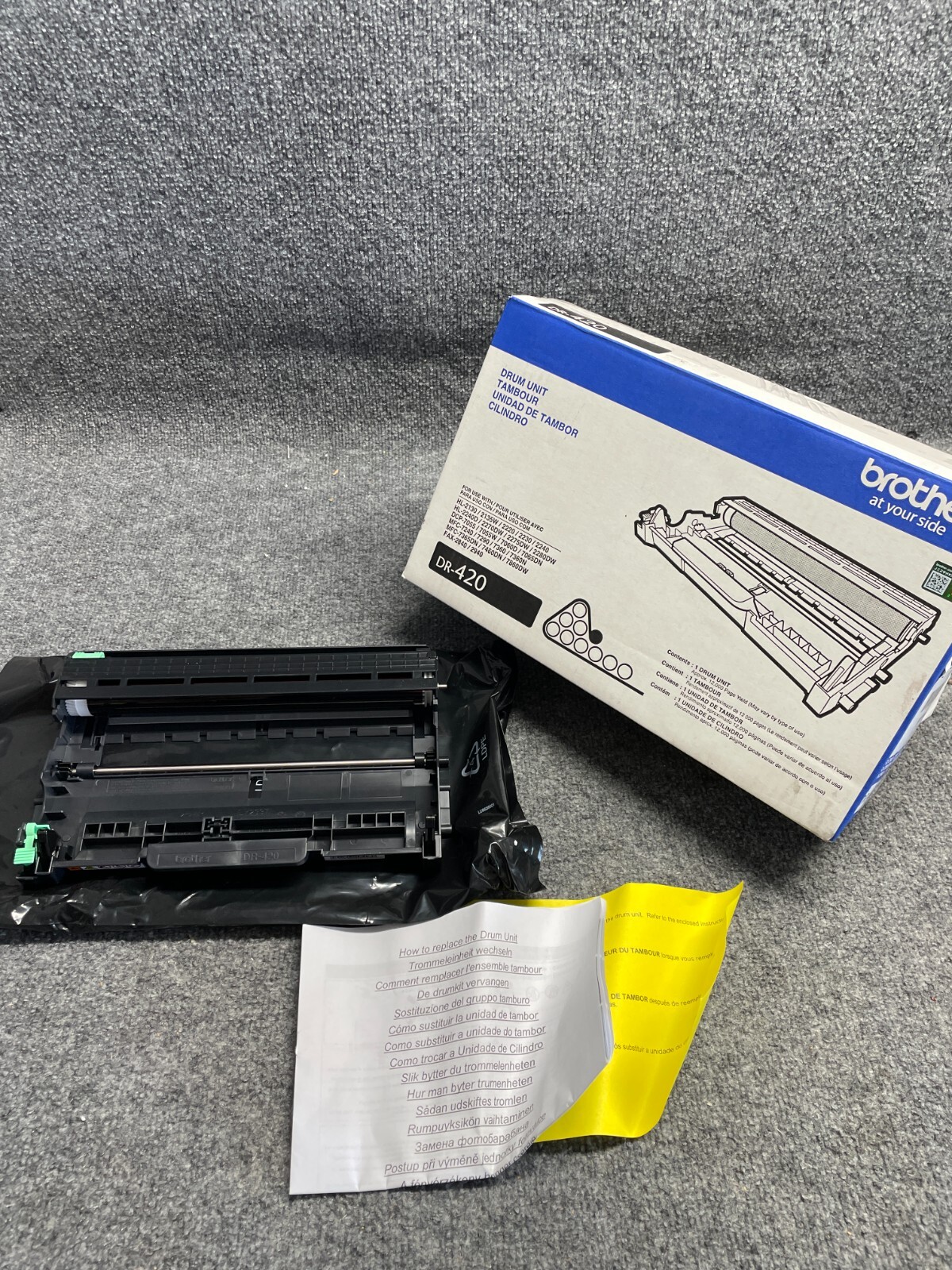 Genuine Brother DR-420 Drum Unit Black DR420 - Authentic OEM ...