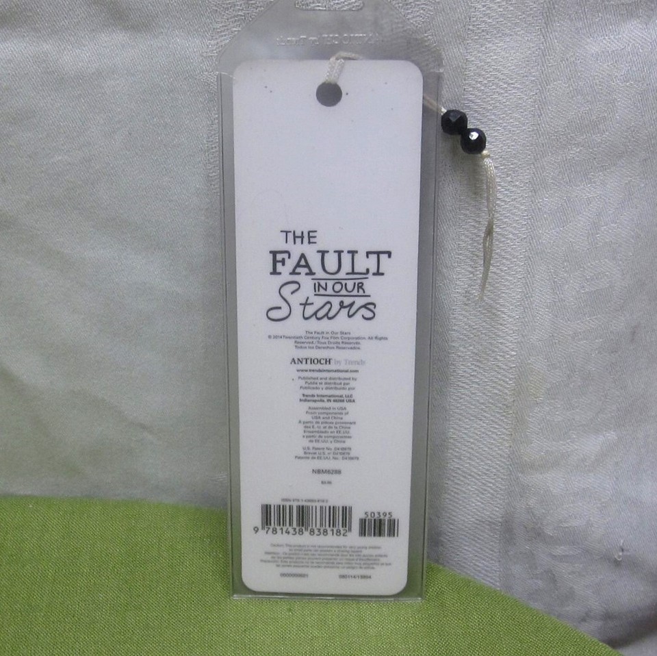 FAULT IN OUR STARS bookmark Some Infinities Bigger Than Others ...