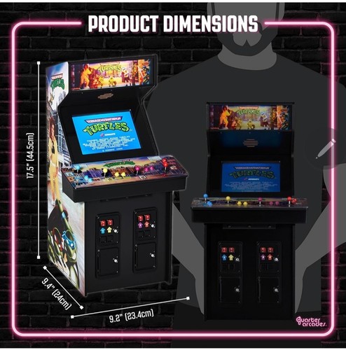 Numskull Quarter Teenage Mutant Ninja Turtles Mini Arcade | eBay