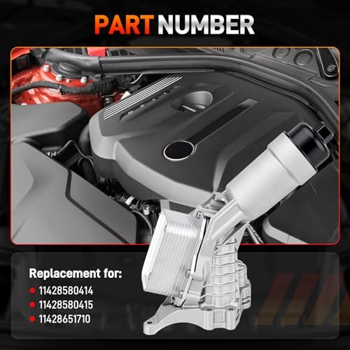11428580414 Engine Oil Cooler Filter Assembly for BMW X3 X4 Z4 2.0L | eBay