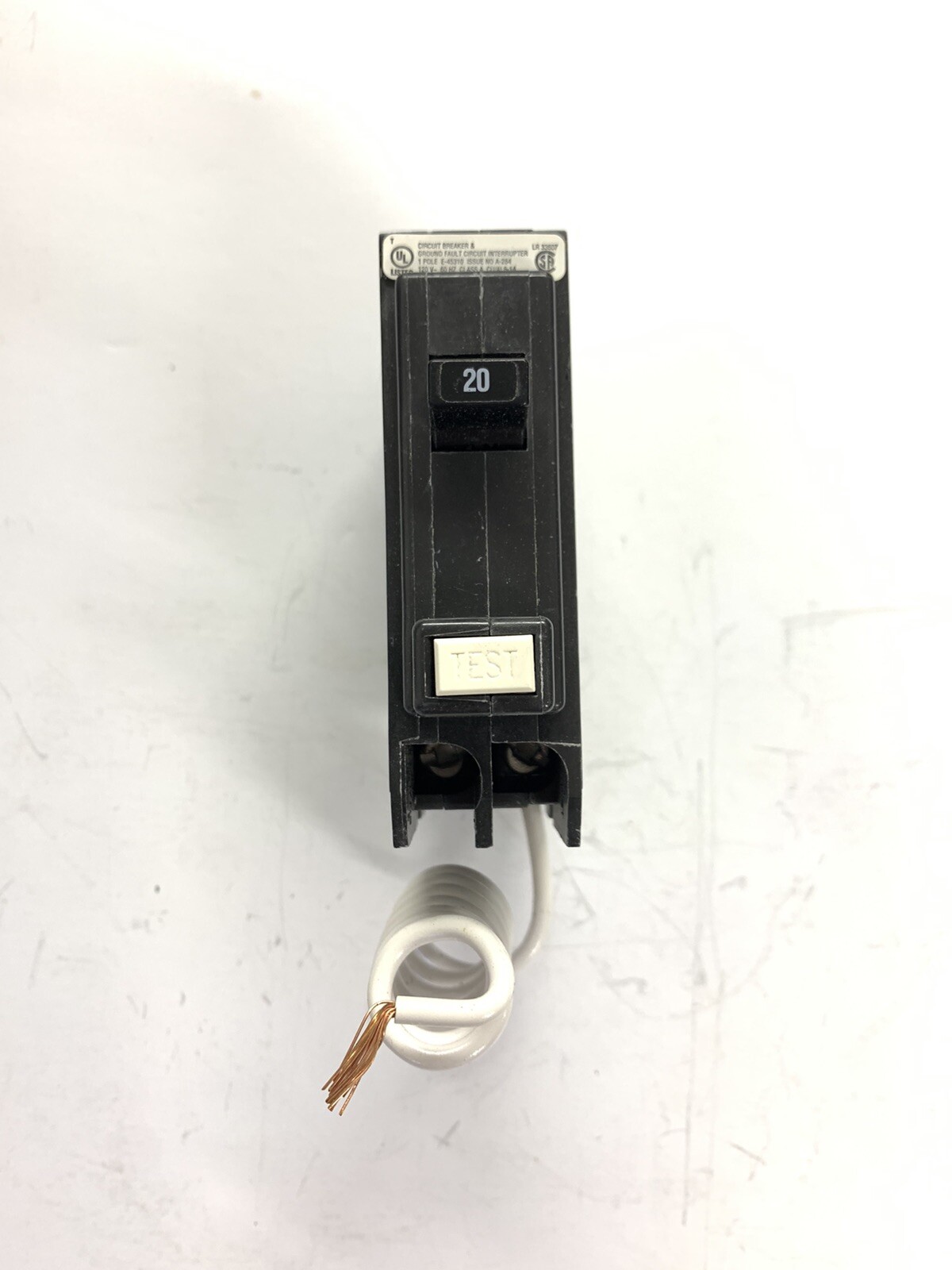 GFTCB120 Eaton Cutler Hammer 20 Amp 1 Pole Type BR Ground Fault Circuit ...