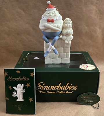 Department 56 Snowbabies Collection "You Go First" Rare Ornament Figure ...