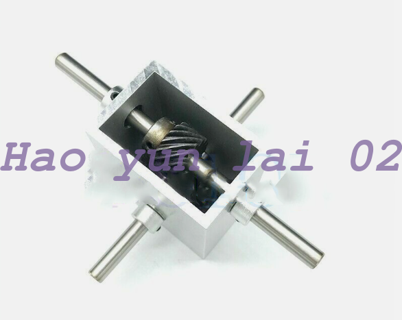 90 degree right angle reversing gearbox 1:2 gear drive corner turner ...