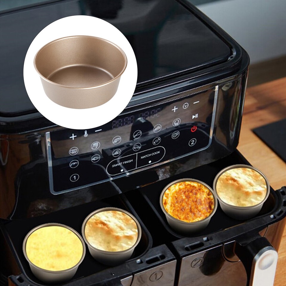 2x Air Fryer Egg Moulds Nonstick Air Fryer Baking Pans for Cooking ...