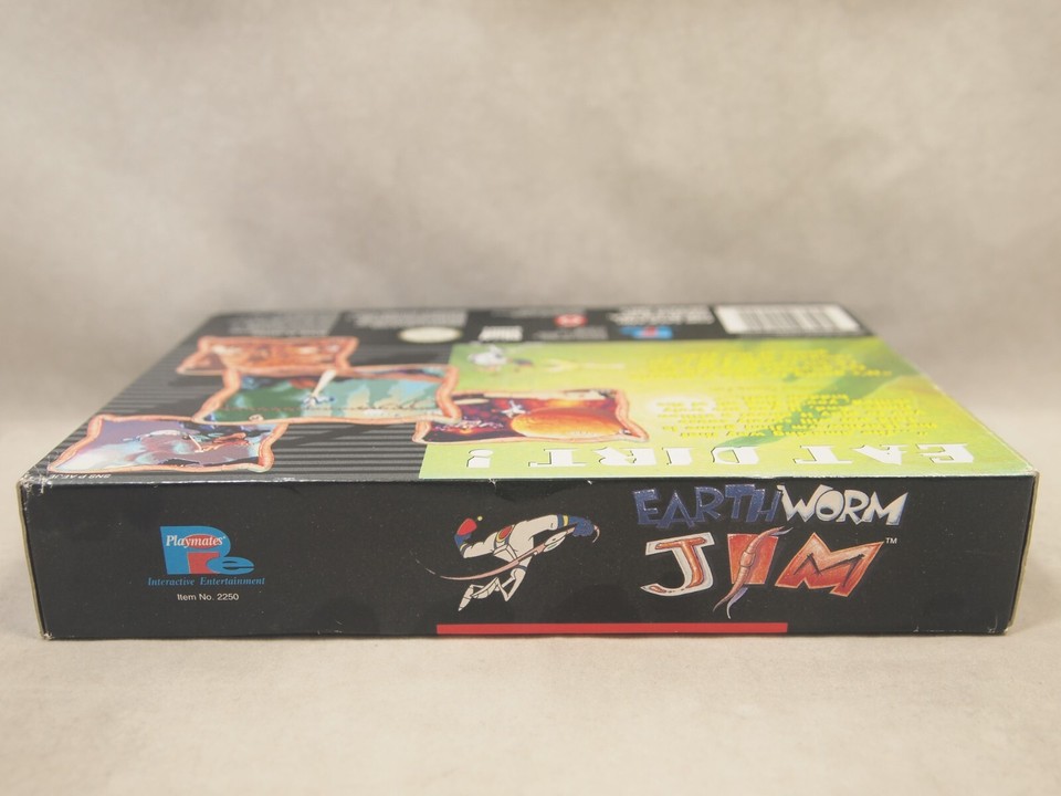 Earthworm Jim (Super Nintendo | SNES) Authentic BOX ONLY | eBay
