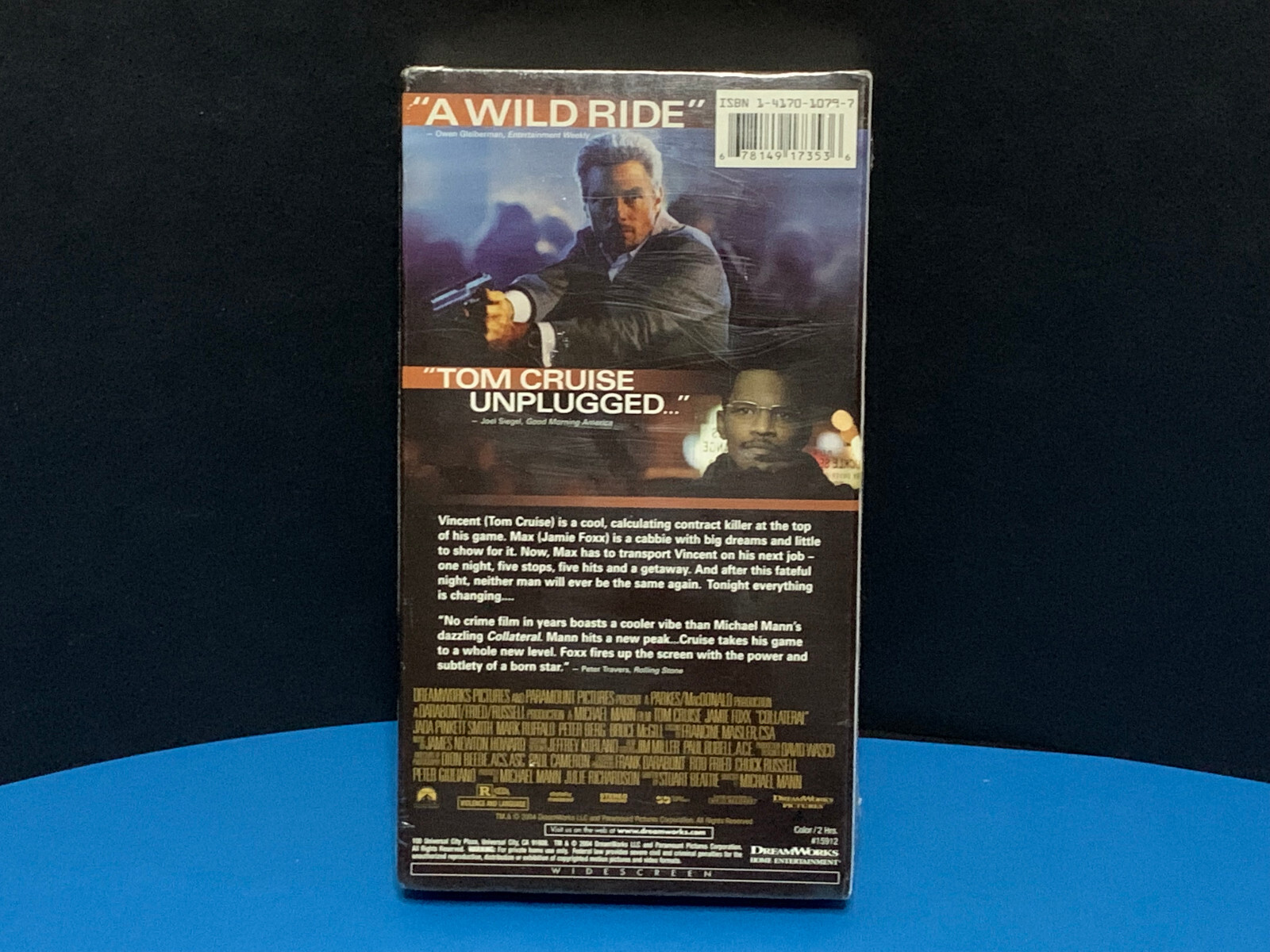 VHS Collateral (DreamWorks, 2004, Widescreen) Thriller Tom Cruise Jamie ...