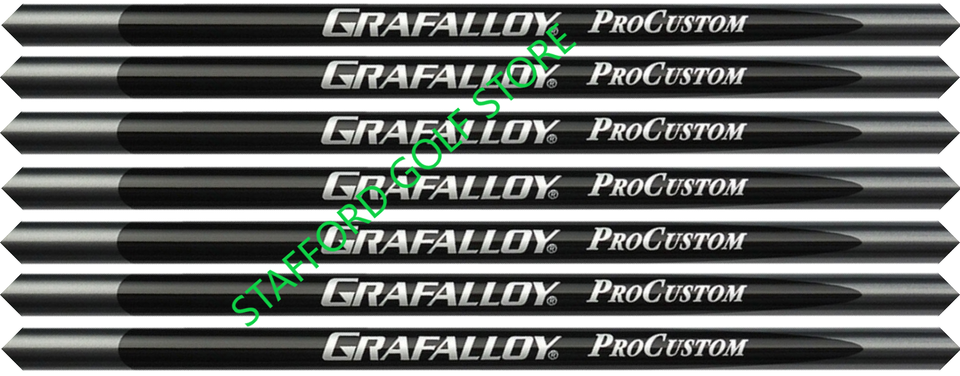 Grafalloy Pro Custom Iron Shafts Golf Graphite .370 Tip,74g,77g Set ...