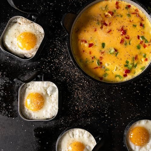 5515 Egg Ring/Omelet Ring Kit,Silver Blackstone 5515 Egg Ring/Omelet ...