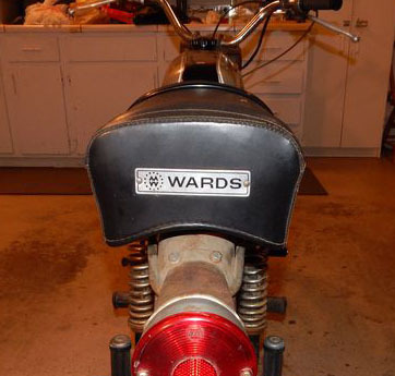 Wards Riverside 125 250 Reproduction Aluminum Seat Badge | eBay