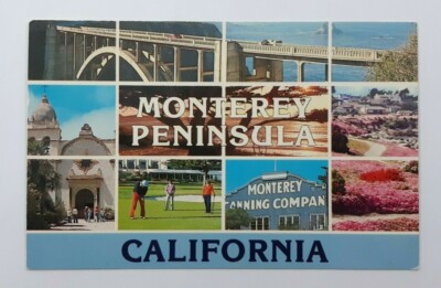 Postcard Ca California Monterey Peninsula Scenic Mosaic Unposted | eBay