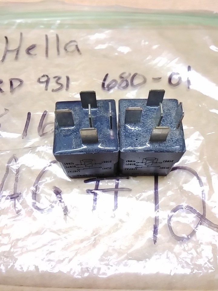 Lot Of 2 Hella 4RD 931 680-01 RELAY 8168 C3 | eBay