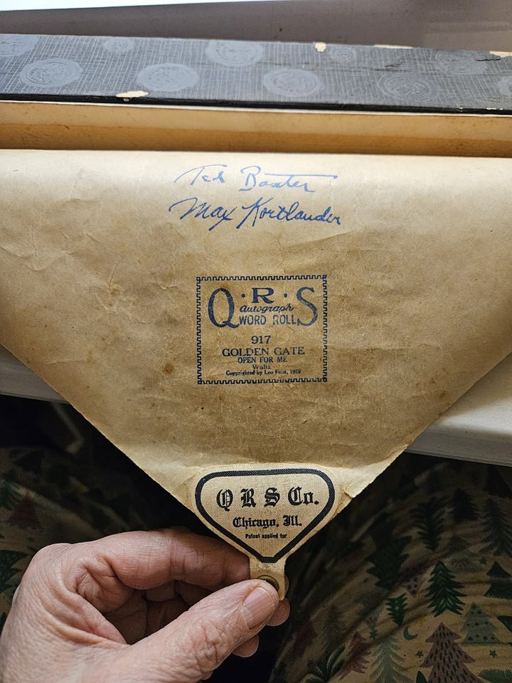 Lot of 16 Vintage QRS Player Piano Rolls | eBay